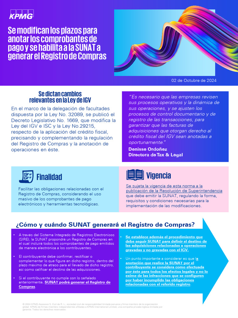 Resumen DL 1669 Modifican Plazos Anotación CdeP | PDF