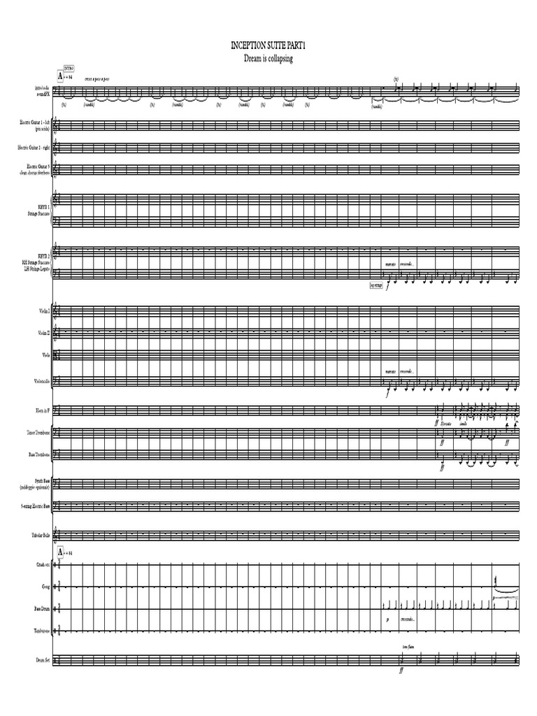 Inception Suite Part1-2 FULL SCORE | PDF
