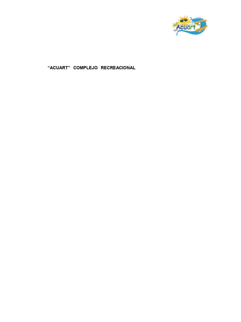 Paseo Escolar en Acuart: Actividades y Servicios | PDF | Hogar ...