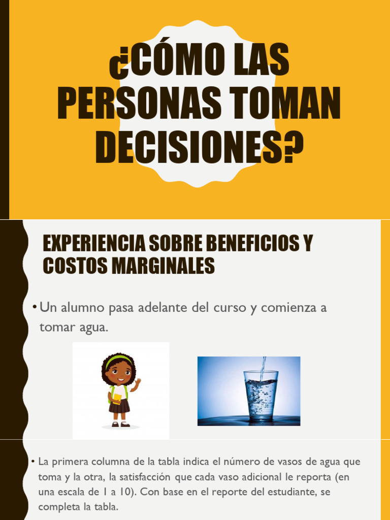 Decisiones y Beneficios Marginales | PDF | Costo marginal | Precios
