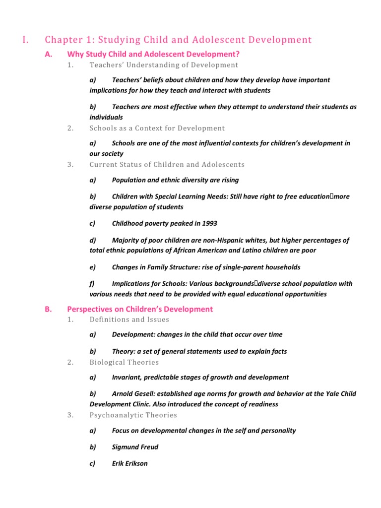 Chapter 1 Outline | PDF