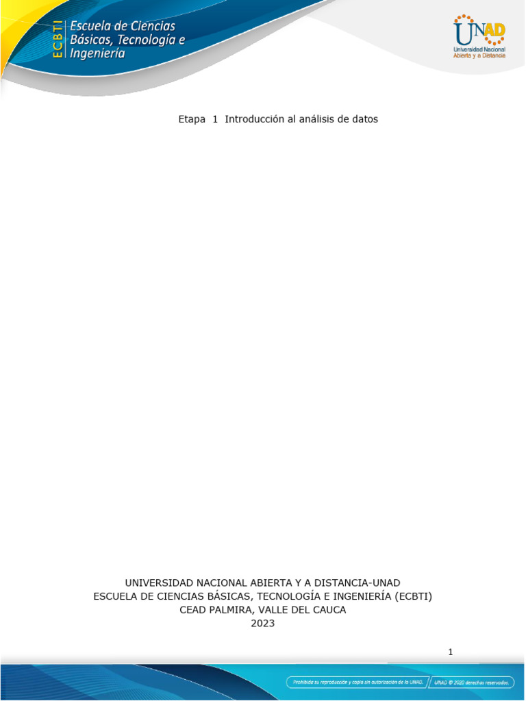 Entregable 1 - Introducción Al Análisis de Datos | PDF | Diferencia | Aprendizaje automático
