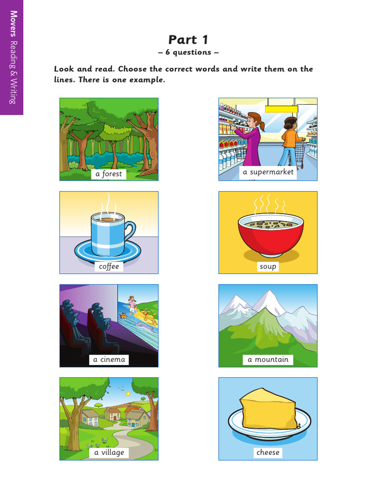 Yle Sample Papers Movers Vol 1 - Removed | PDF