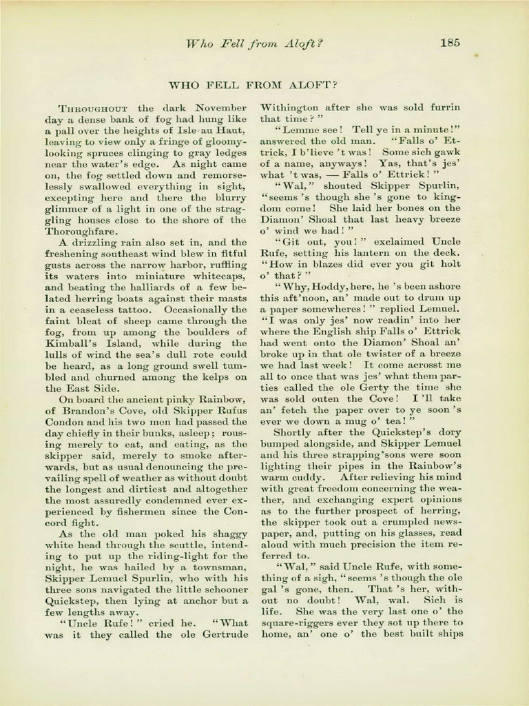 It fell from aloft | PDF