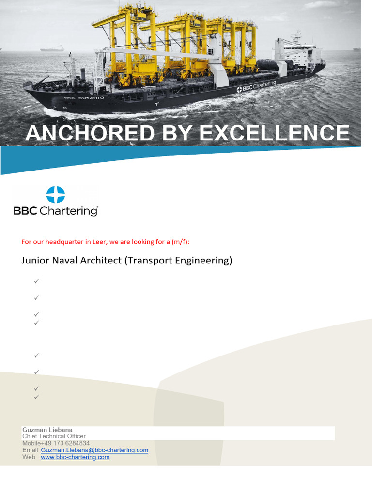 Junior Naval Architect | PDF