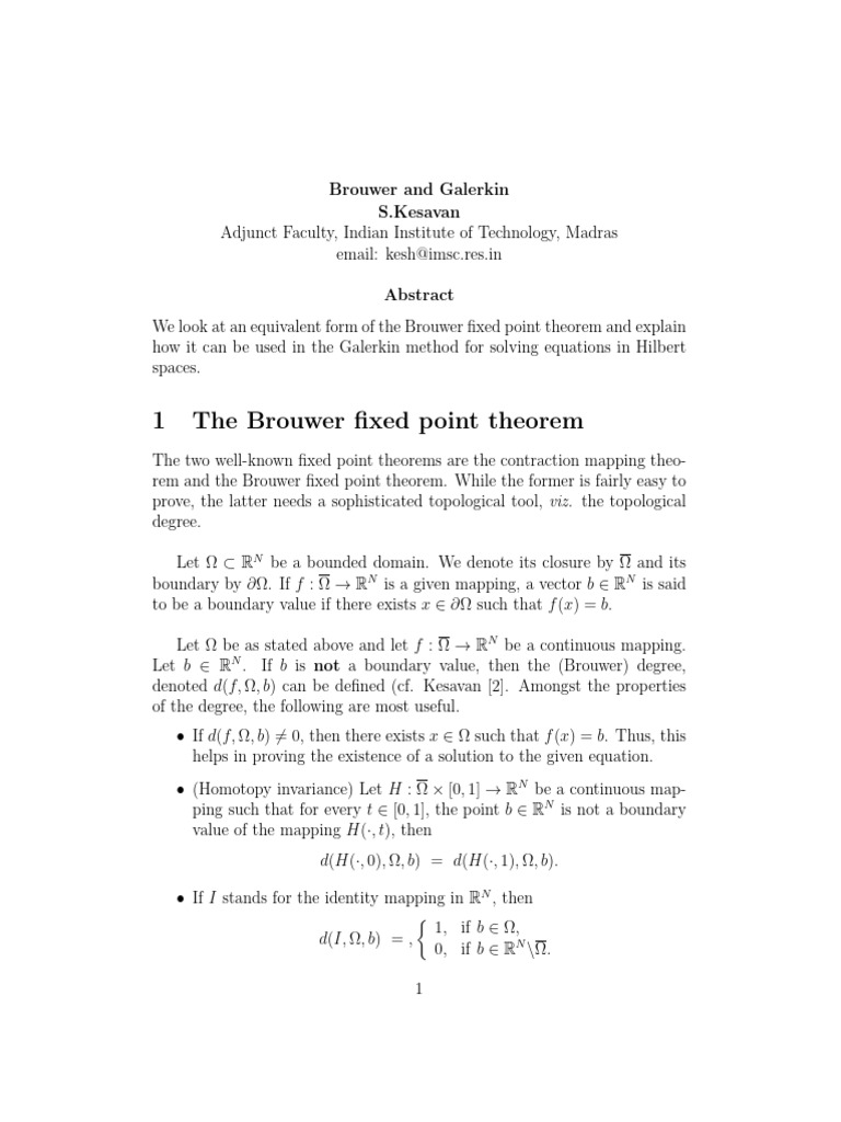 Gal Erkin | PDF | Hilbert Space | Continuous Function
