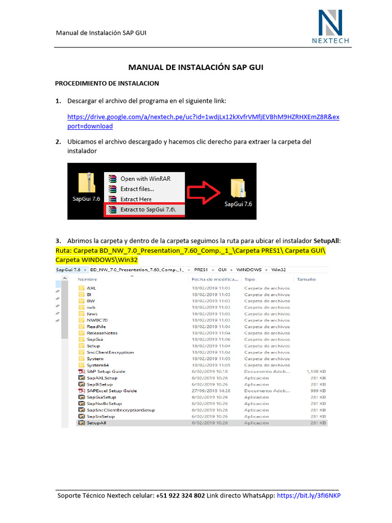 Instalación SAP GUI Paso a Paso | PDF | Interfaces gráficas de usuario ...