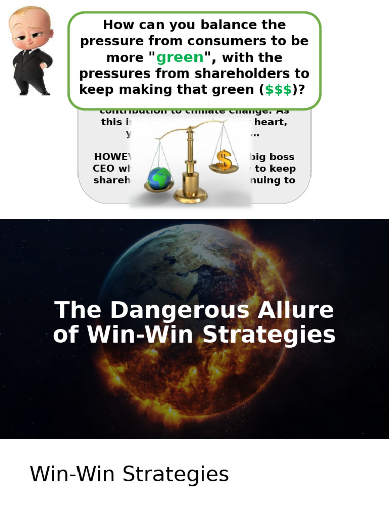The Dangerous Allure of Win-Win Strategies | PDF | Profit (Economics ...
