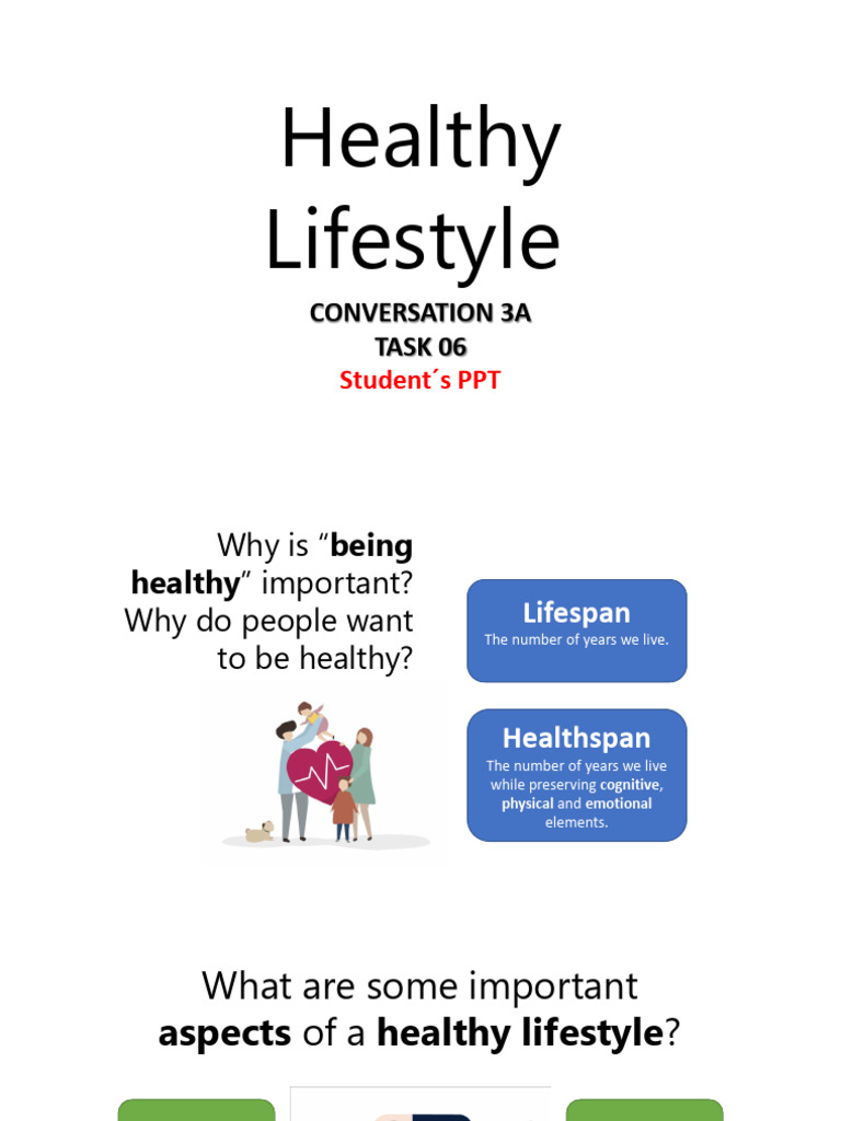 Task 6 Healthy Lifestyle - For Students | PDF