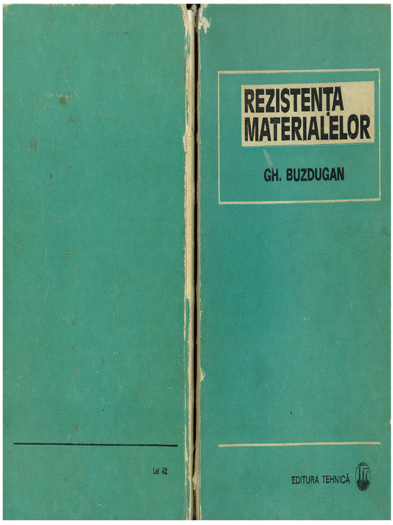 Rezistenta-Materialelor - Gheorghe Buzdugan | PDF