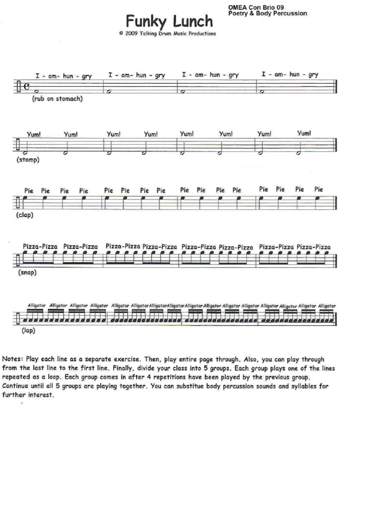 Funky Lunch | PDF