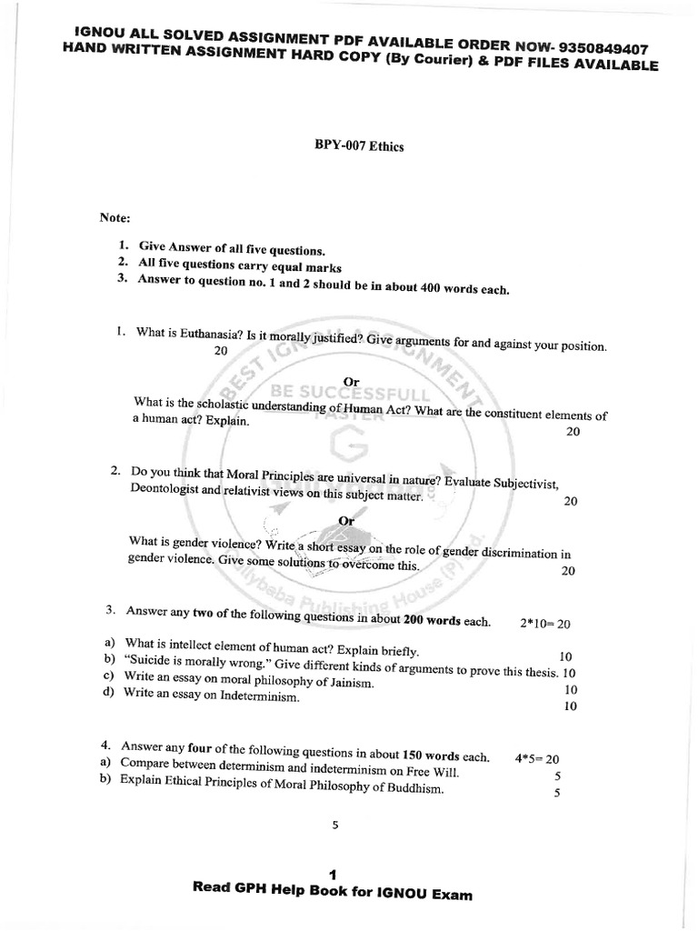 BPY 07 English December 2021 June 2022 | PDF