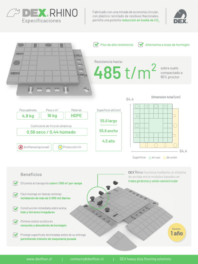 Dex Rhino 480 | PDF | Materiales