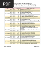 RTU 5th Sem Exam Time Table 2024-25 | PDF | Academic Term | Engineering