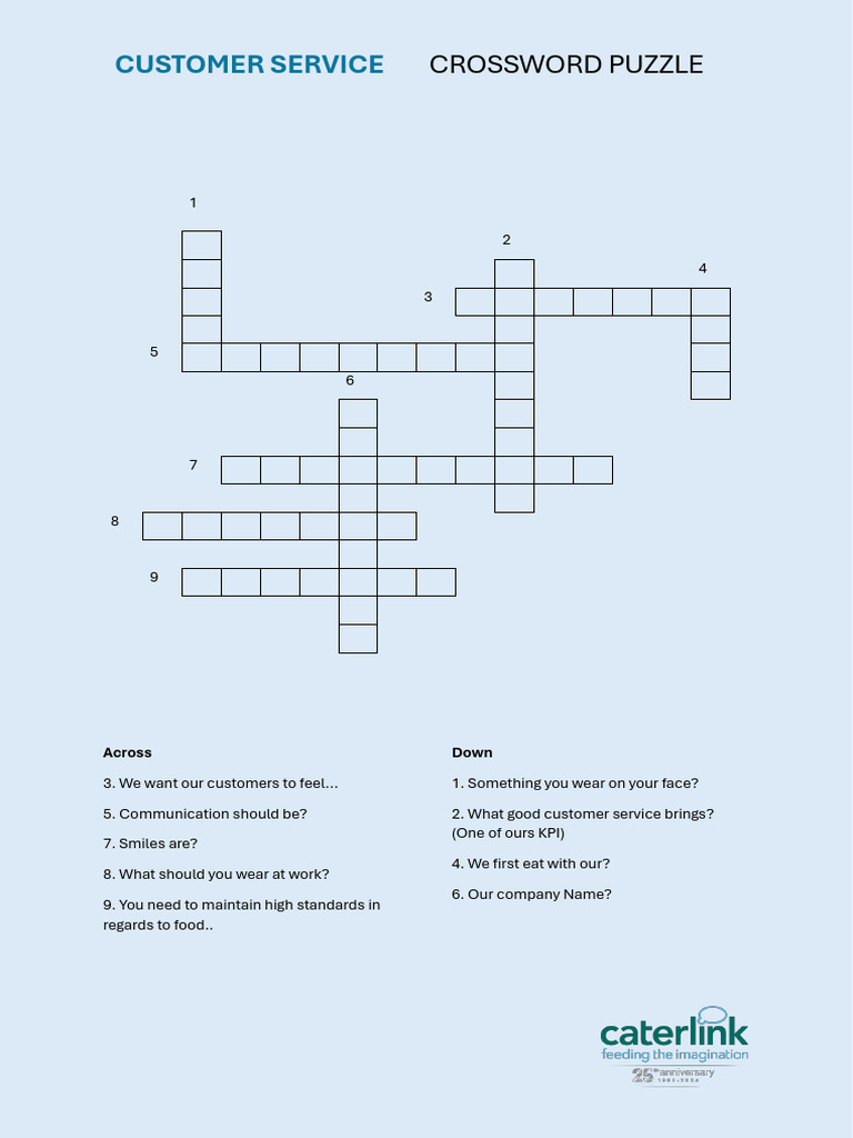 Crossword Customer Service | PDF