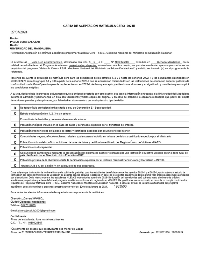 Matcero - 20211671236 - 2024II 2 | PDF | Ciencias sociales | Derecho