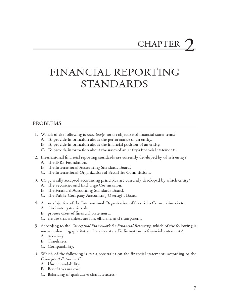 CH 02 | PDF | Financial Statement | International Financial Reporting ...