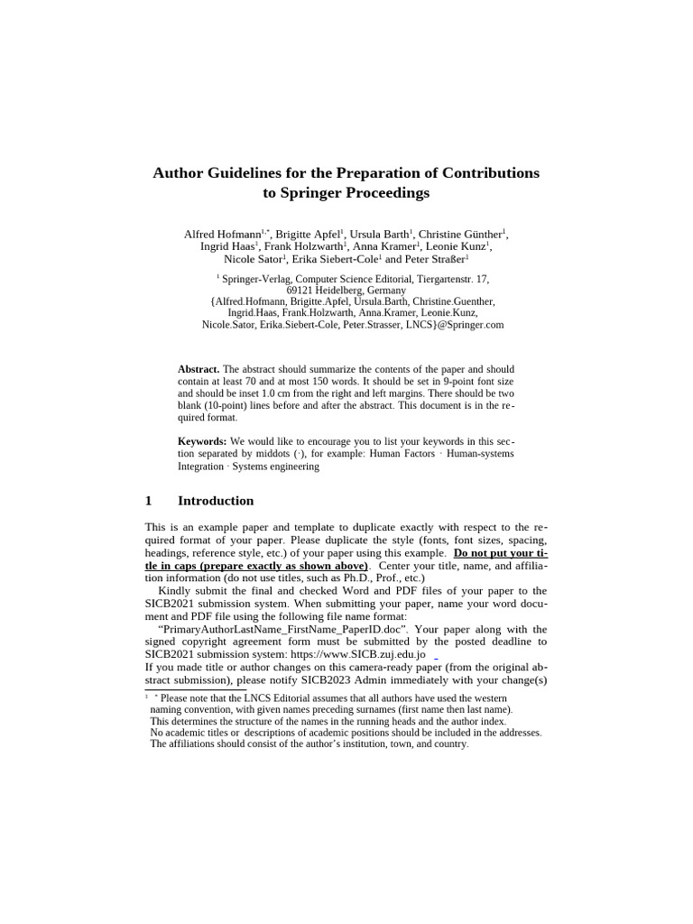 SICB Template LastName FirstName PaperID 2 | PDF | Typefaces | Punctuation