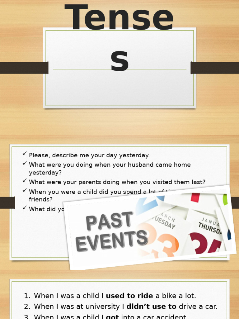 Unit 4ab Past Tenses | PDF