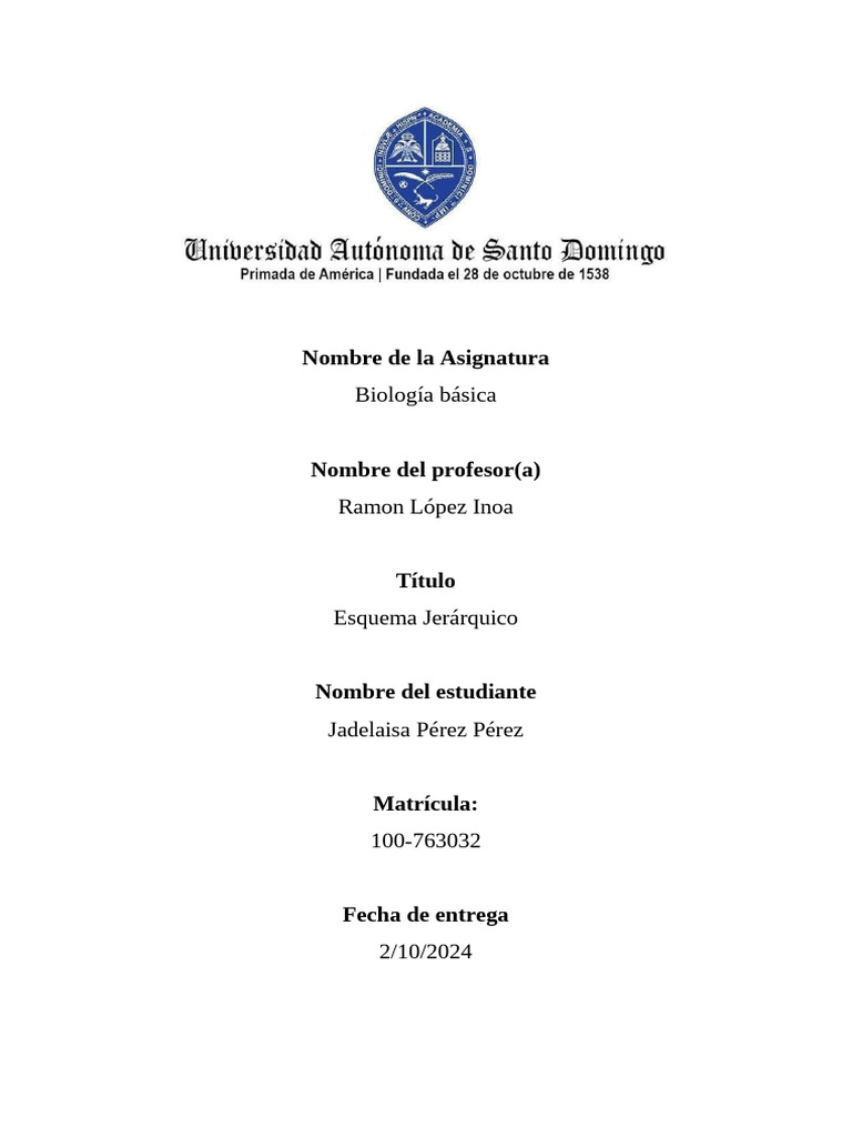 Esquema Jerarquico | PDF | Bienestar | Ciencia y matemática