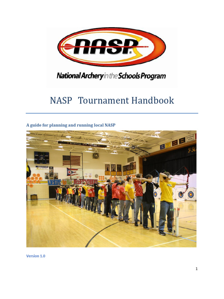NASP Tournament Handbook | PDF | Bow And Arrow | Archery