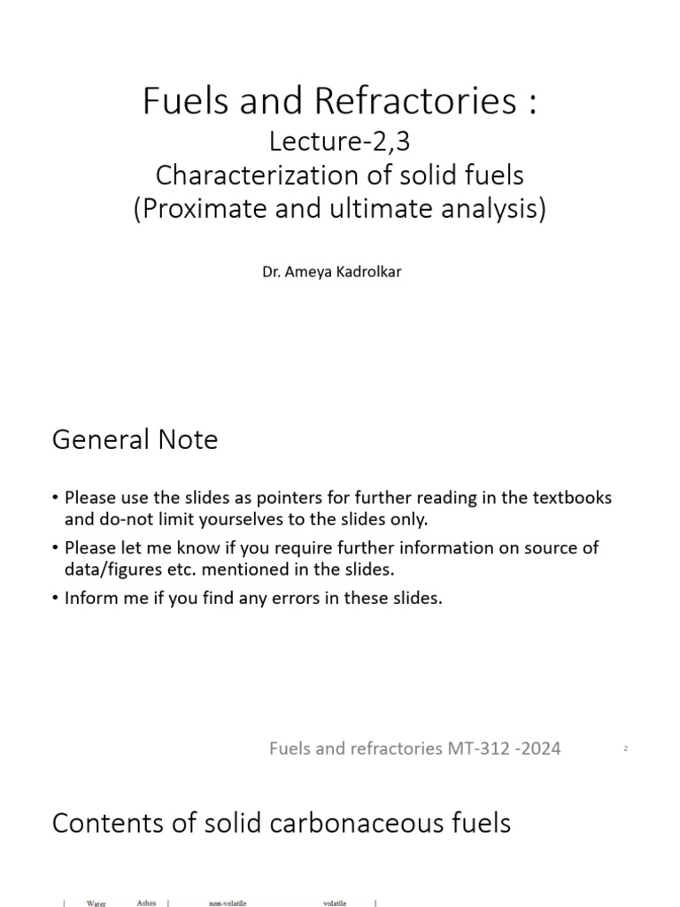 Fuels lec2 | PDF | Coal | Fuels