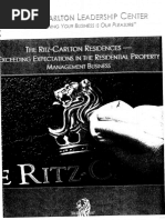 Ritz-Carlton Service Values Overview | PDF | Swot Analysis | Leadership