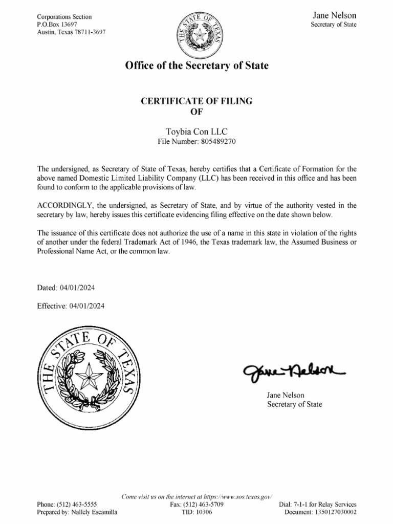 Certificate | PDF