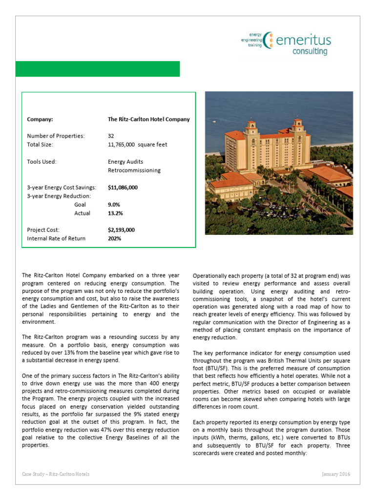 TRC Energy Management CASE STUDY | PDF | Efficient Energy Use | Energy ...