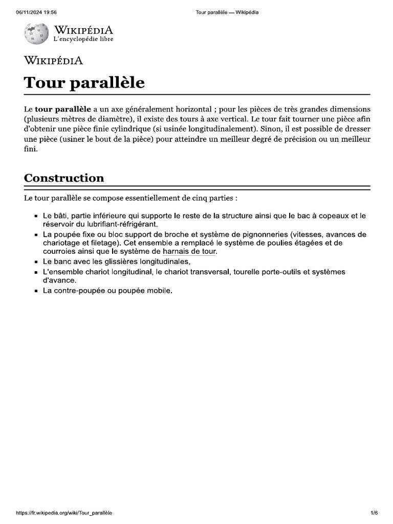 Tour Parallele | PDF