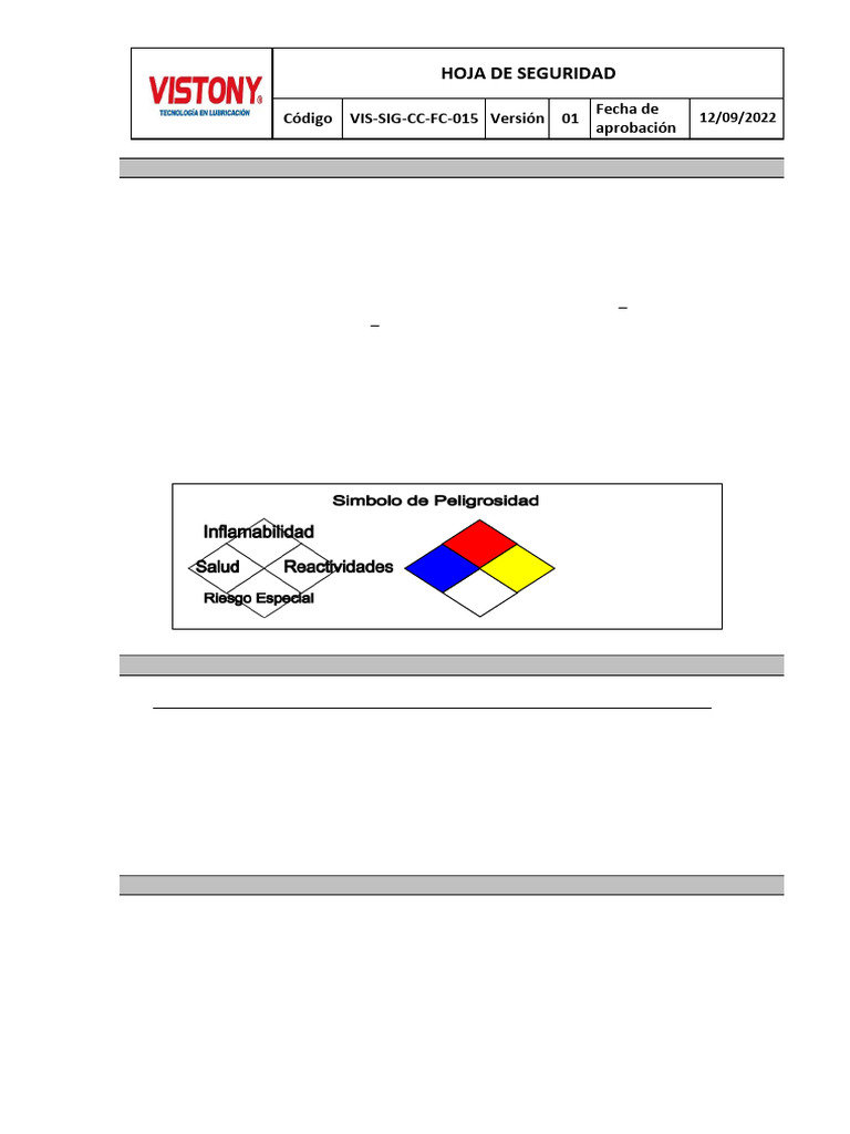 Air Compressor Oil - Hoja MSDS | PDF | Agua | Toxicidad