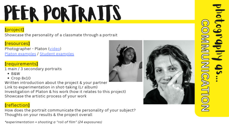 Peer Portraits Project | PDF
