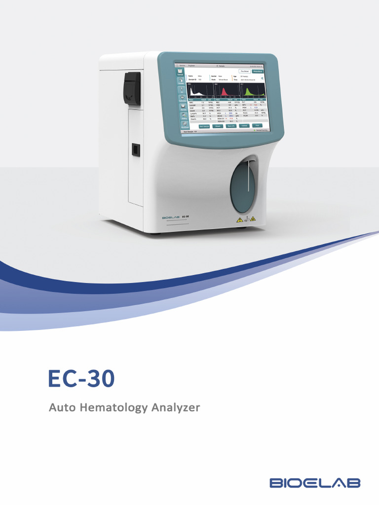 Bioelab Hematologia Ec-30 Brochure | PDF | White Blood Cell | Red Blood Cell
