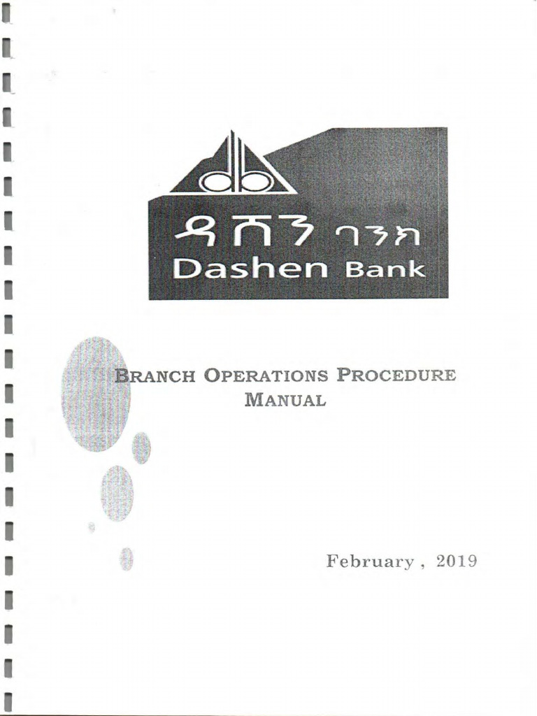 Branch Opperation Manual | PDF