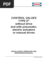 Method Statement For Installation of Control Valves | PDF | Valve | Actuator