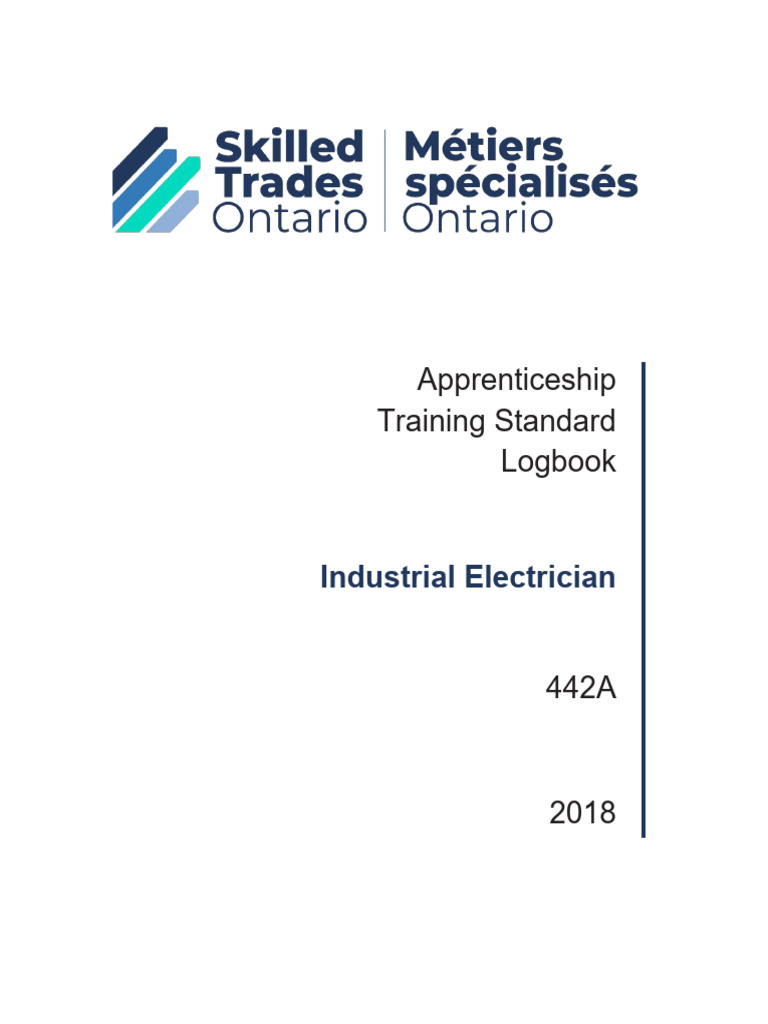 Industrial Electrician 442A Logbook Guide | PDF | Apprenticeship ...
