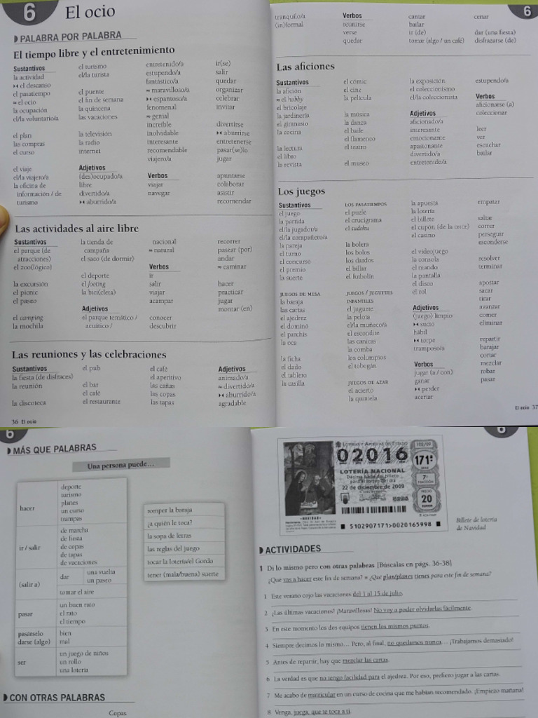 Vocabulario B2 Unidad 6-10 | PDF