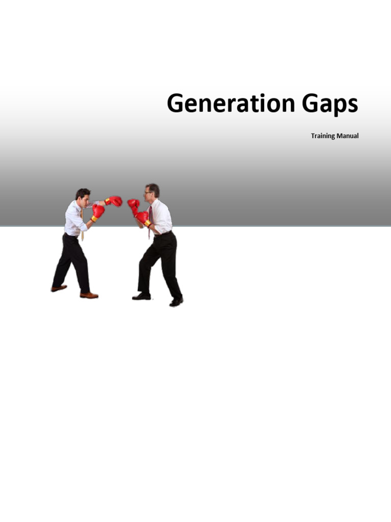 Generation Gaps | PDF | Millennials | Employee Retention