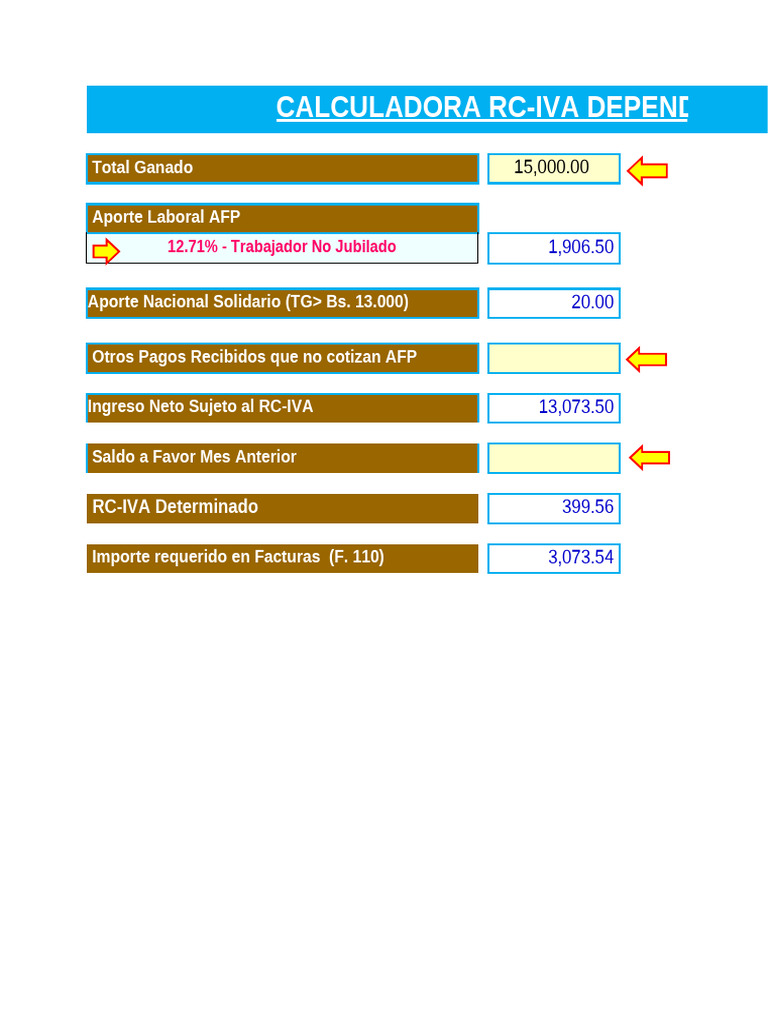 Calculadora Rc-Iva 2024 - 072829 | PDF | Finanzas y administración del ...