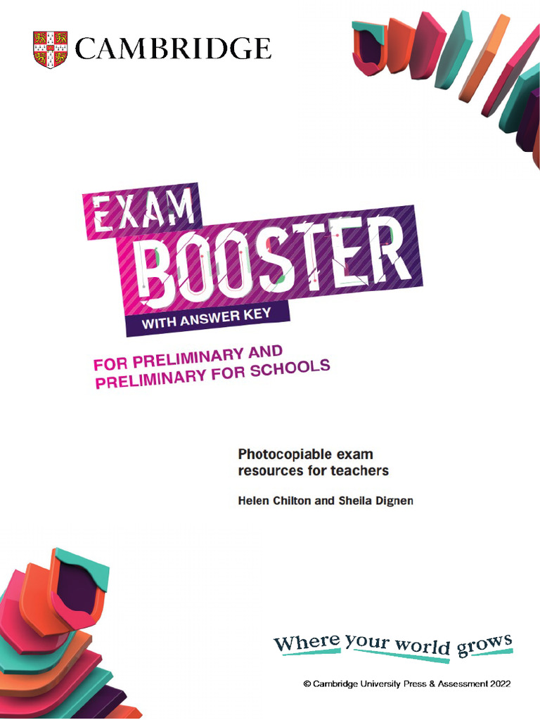B1 Preliminary and B1 Preliminary For Schools Exam Booster ...