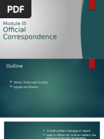 Types of Official Government Correspondence | PDF | Social Institutions ...