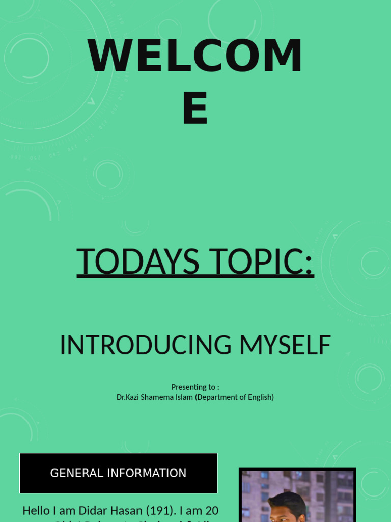 Myself | PDF