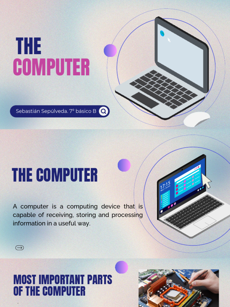 Blue Pink Minimalist Modern Digital Evolution Computer Presentation | PDF | Art