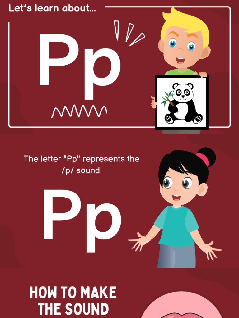 Letter PP Presentation in Maroon and White Illustrative Style | PDF