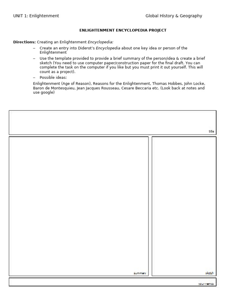 Enlightenment Encyclopedia Project | PDF | Philosophy | Art