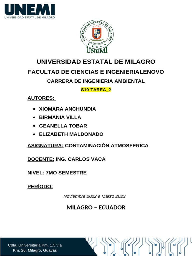S10-Tarea 2 | PDF | Residuos | Seguridad y salud ocupacional
