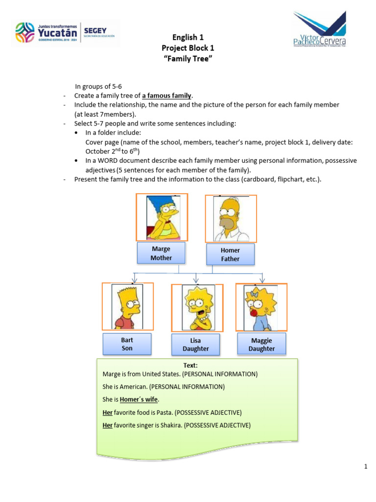 English 1 B1 Project | PDF | Lingüística | Fonética