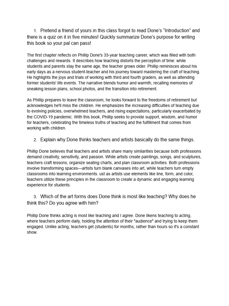 Michael Bistocchi TLA #3 | PDF | Teachers | Creativity