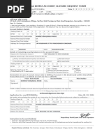 SMC Demat Account Closure Form | PDF | Service Industries