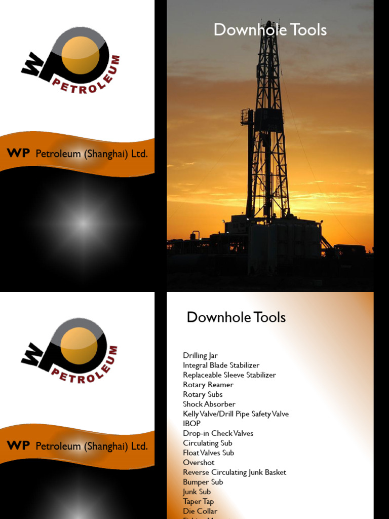 Comprehensive Downhole Tools Guide | PDF | Casing (Borehole) | Valve